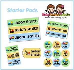 Waterproof Name Labels, Daycare & Clothing Labels